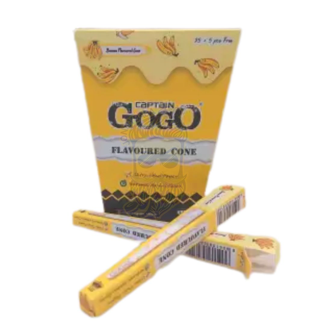 Gogo Banana Flavored Pre-rolled Cones - Jonnybaba – Jonnybaba Lifestyle