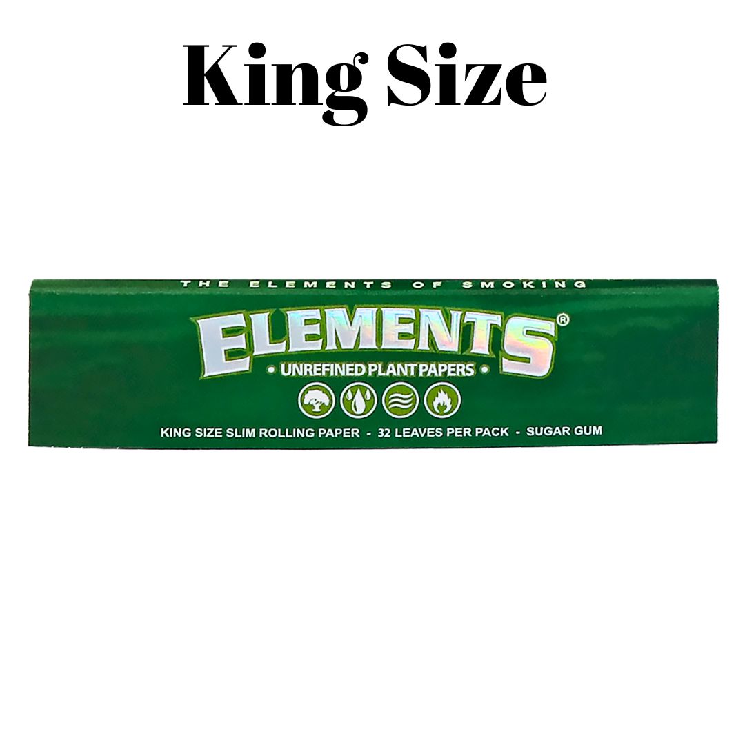 Elements Green Rolling Papers - Jonnybaba Lifestyle