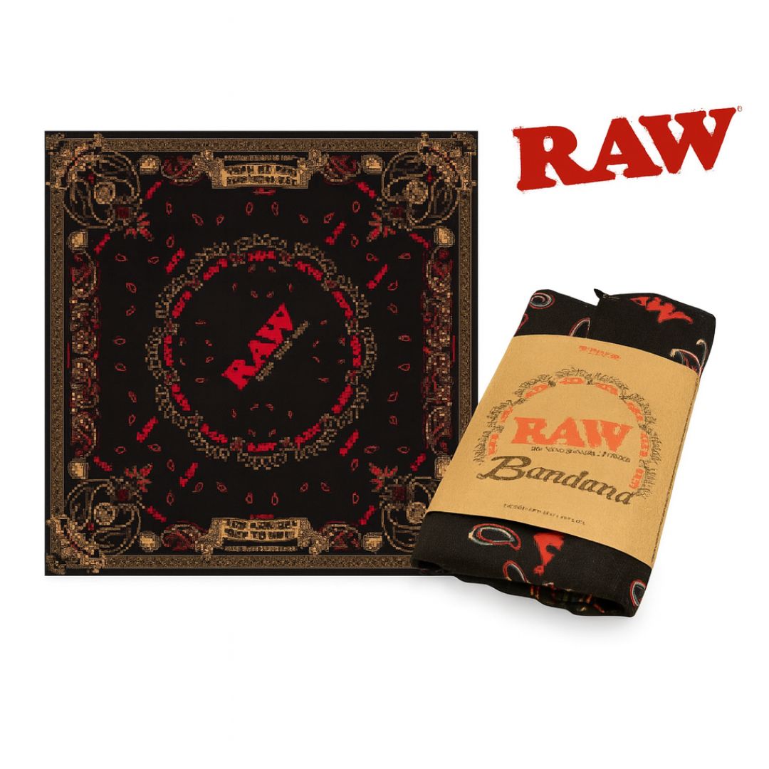 RAW Bandana – Paisley Cotton Bandana 21×21 (RAWthentic) – Jonnybaba ...