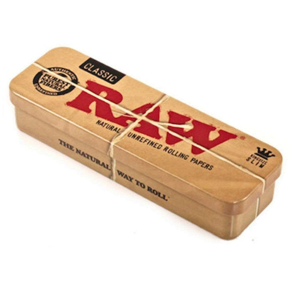 RAW Roll Caddy Metal Case | Travel-Safe Storage for Papers & Cones ...