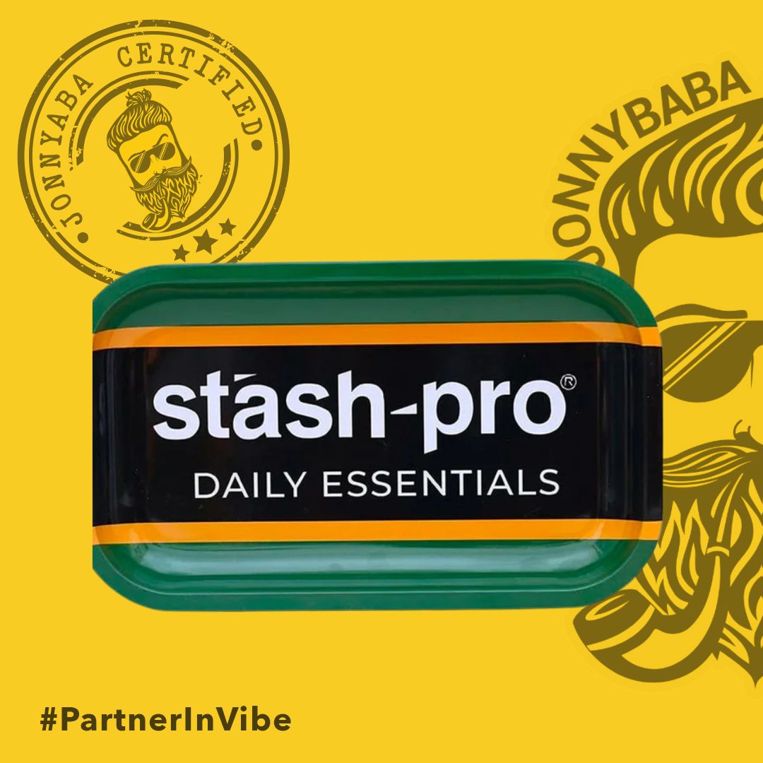 Stash-Pro Medium Metal Rolling Tray – Jonnybaba Lifestyle