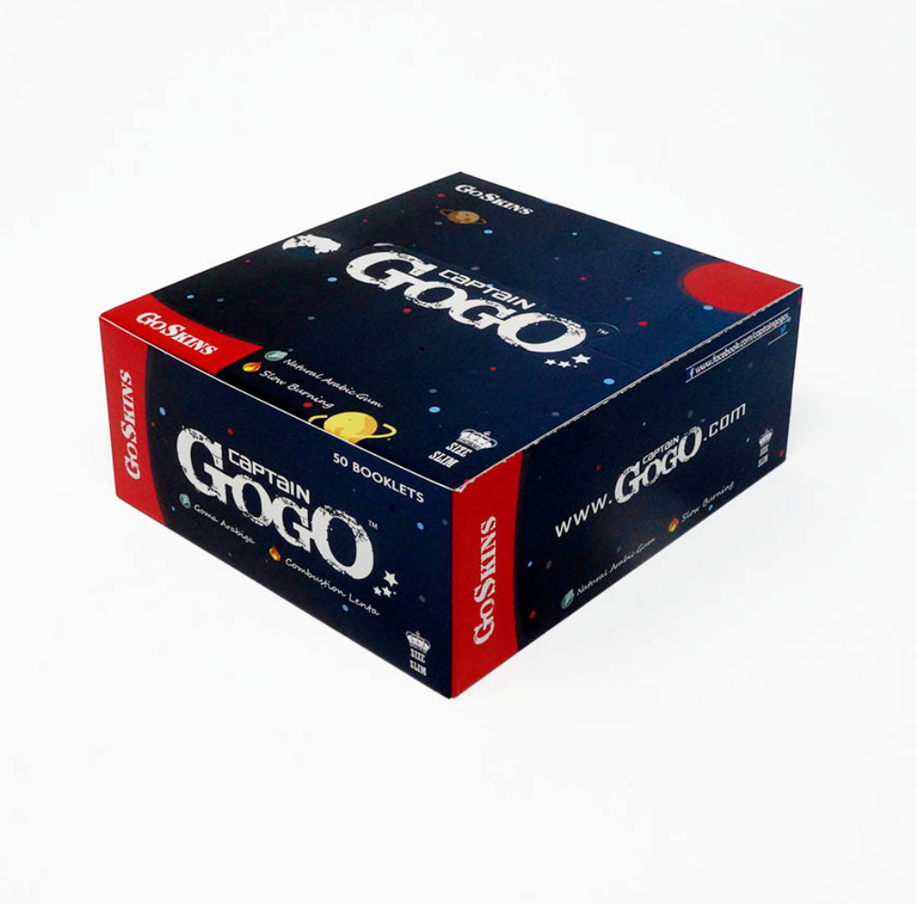 Captain Gogo White Rolling Papers ( full box ) - pack of 50 – Jonnybaba ...