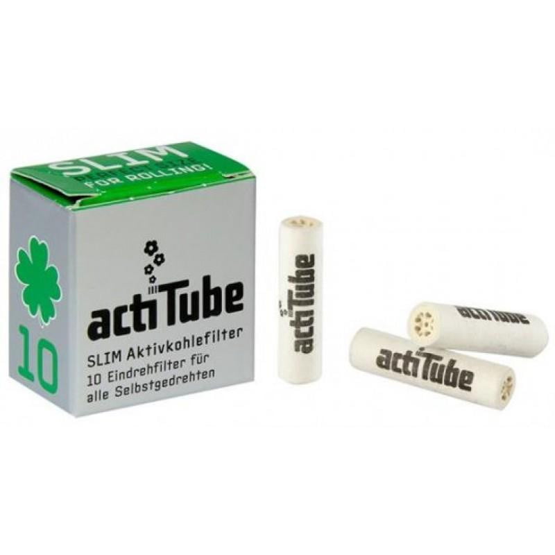 Actitube 7mm Slim Charcoal Filters – Pack of 10 | Jonnybaba India ...